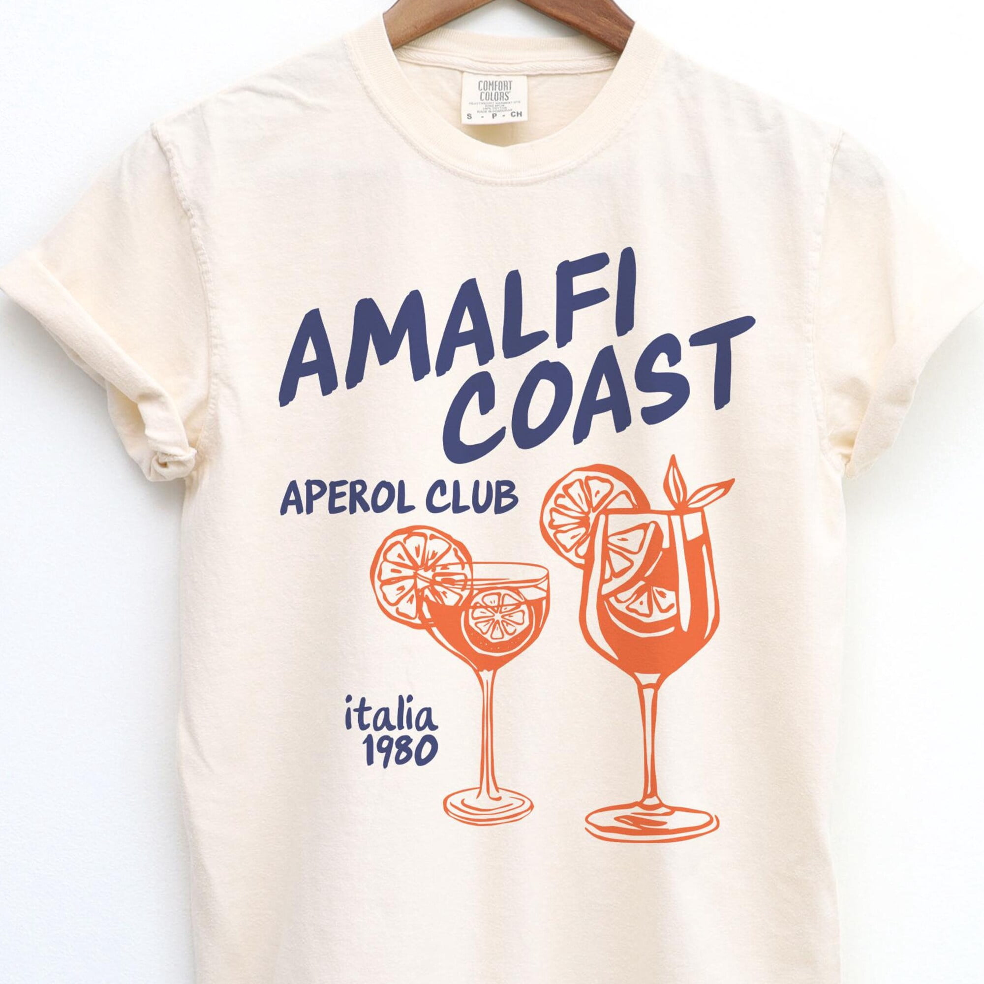 Cocktail Shirt Aperol Spritz Amalfi Coast Italy Travel Shirt Aperol ...