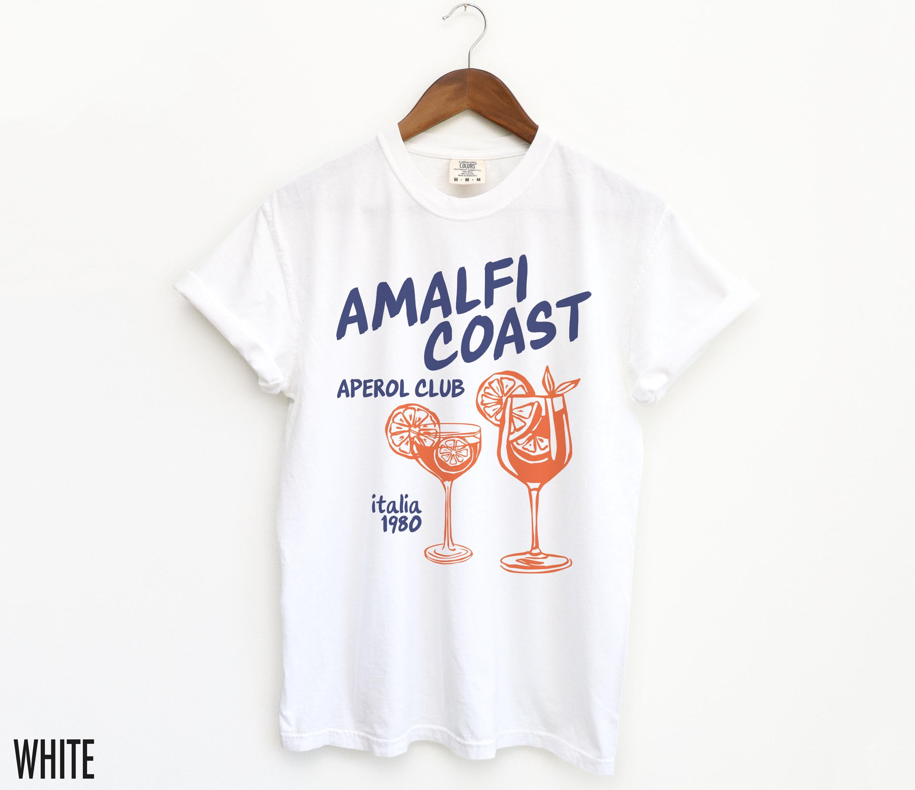 Cocktail Shirt, Aperol Spritz, Amalfi Coast, Italy Travel Shirt, Aperol ...