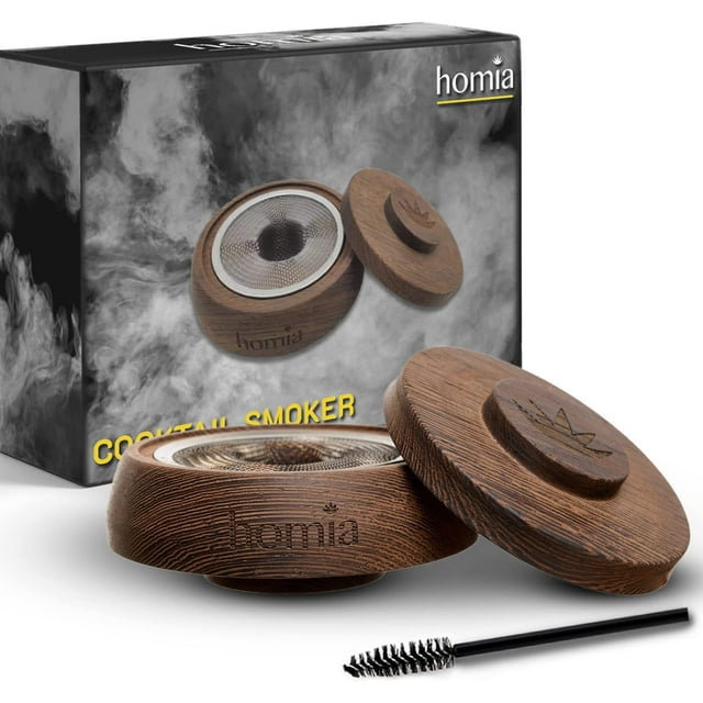Cocktail Smoker Kit - Wooden Bar Smoker for Cocktails - Old Fashioned ...