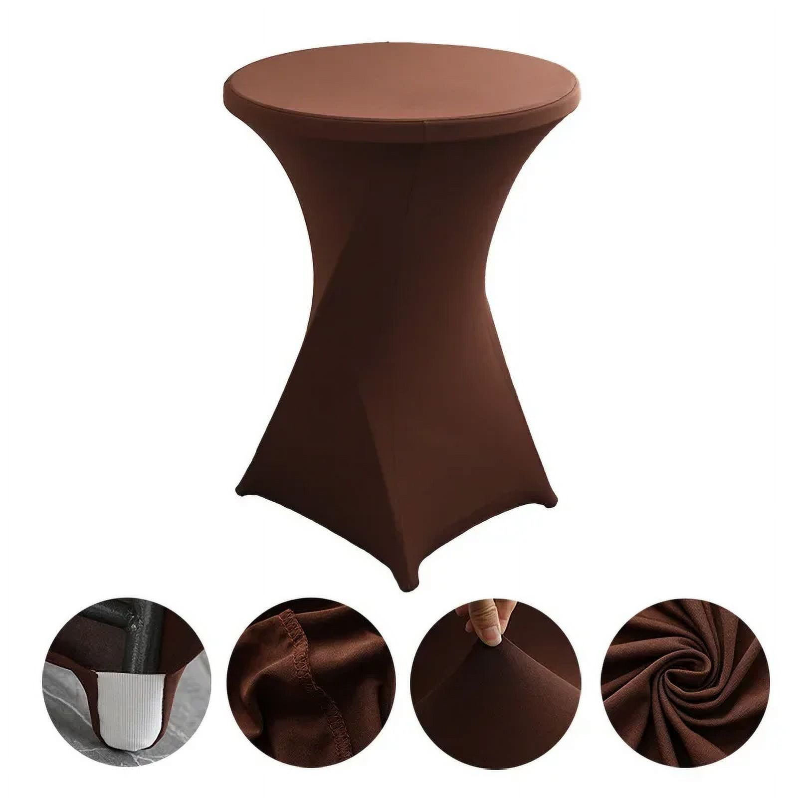 Cocktail Spandex Table Covers Wedding Party Decoration Cloth High Bar ...