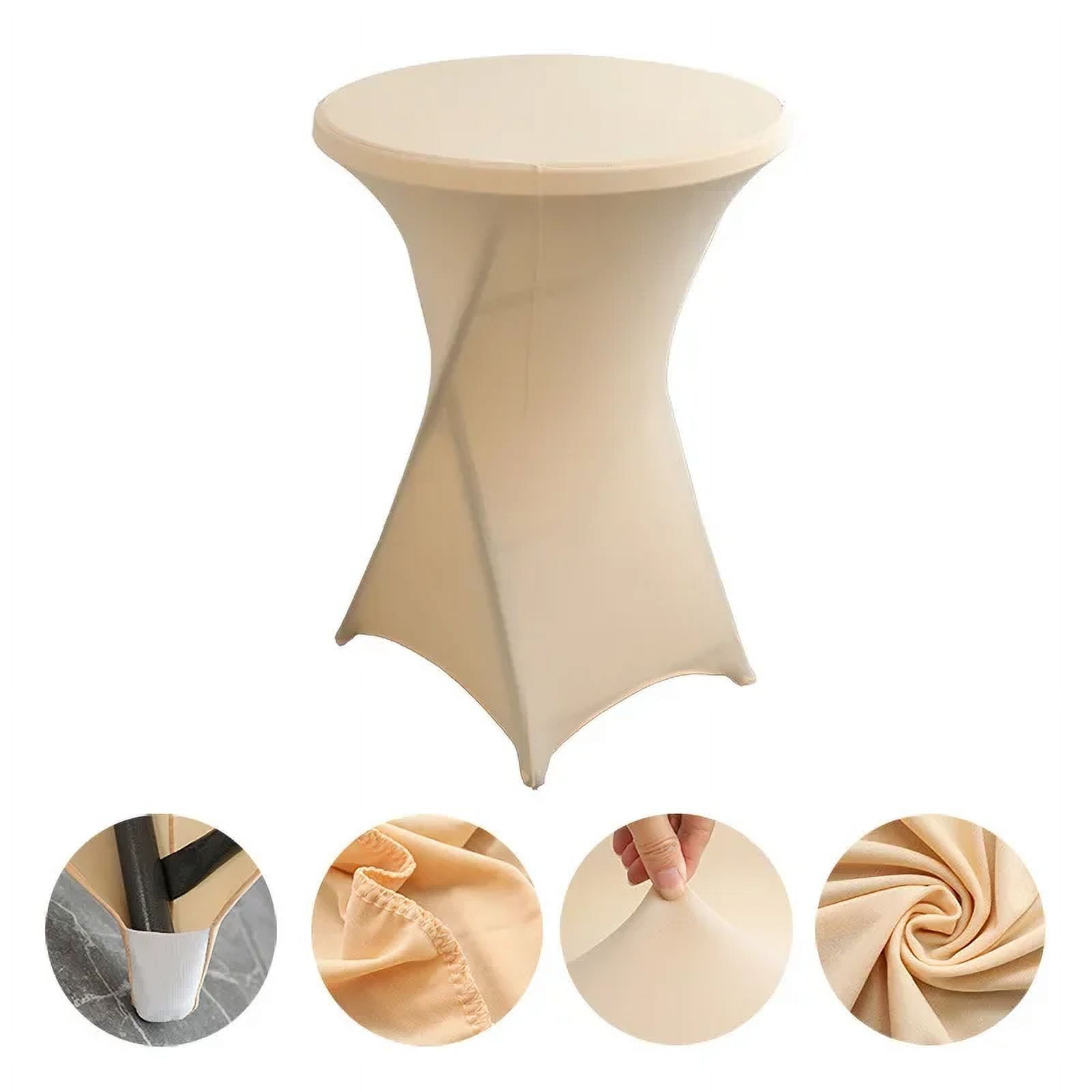 Cocktail Spandex Table Covers Wedding Party Decoration Cloth High Bar ...