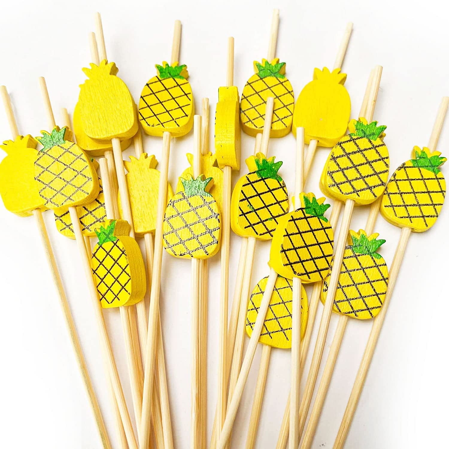 Cocktail Toothpicks, BambooToothpicks 4.7 Inch 100 PCS, Toothpicks for ...