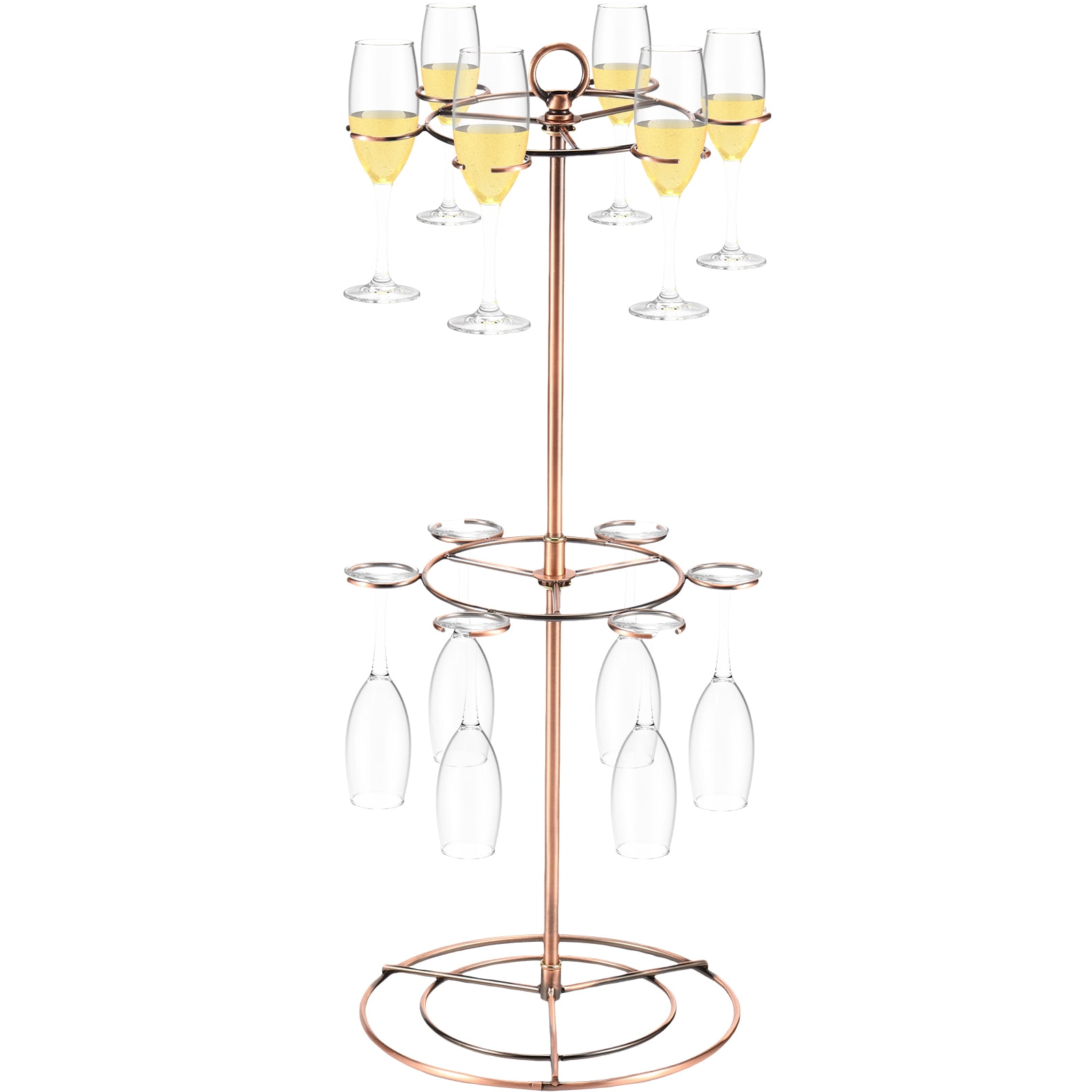 Cocktail Tree Stand 2/1 Tier Metal Champagne Tower Detachable Cocktail ...