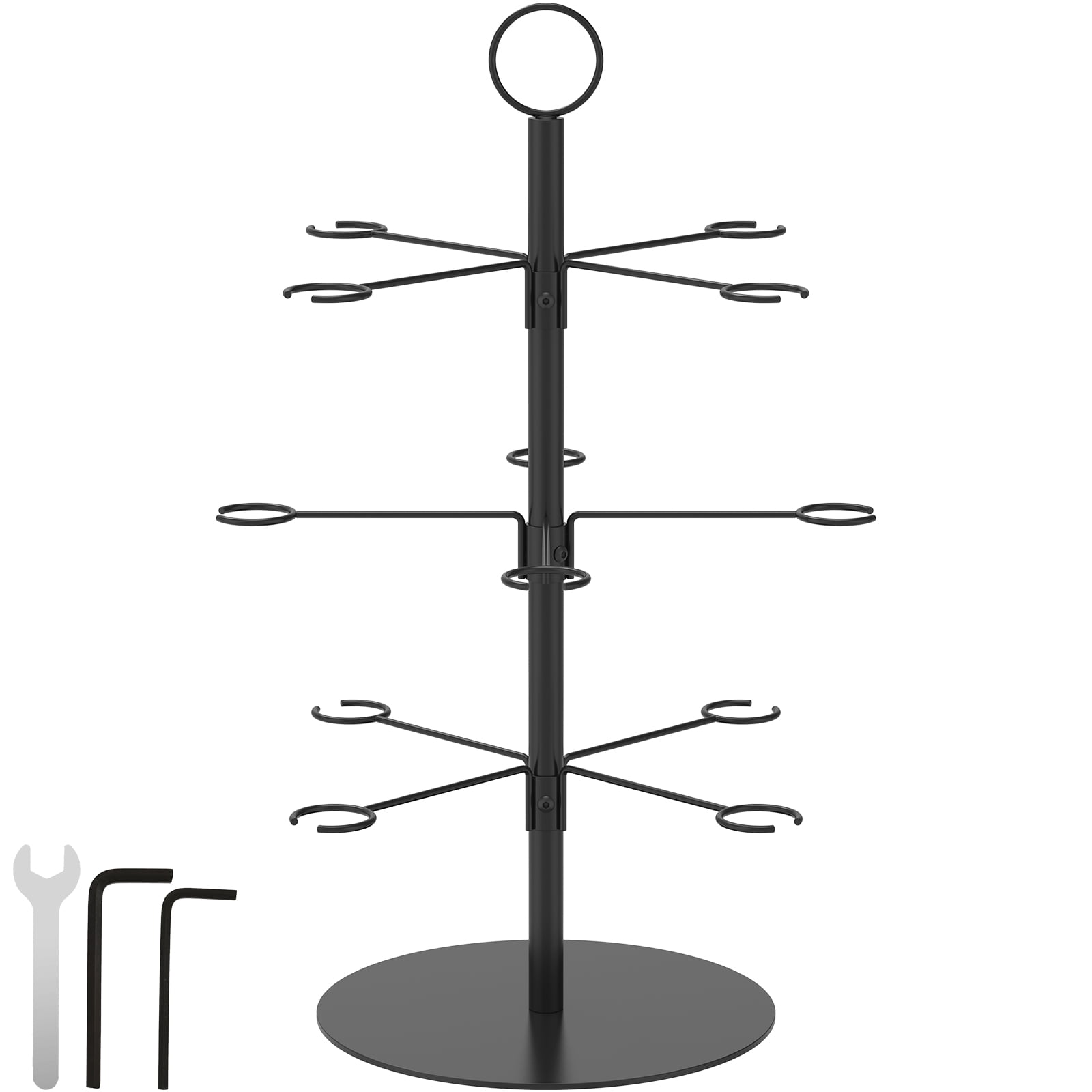 Cocktail Tree Stand 3 Tiers Champagne Display Stand 12 Holders Wine ...