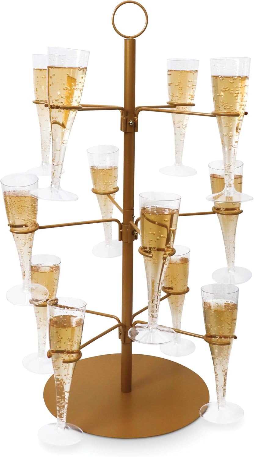 Cocktail Tree Stand, Wine Glass Flight Tasting Display For Drinks, 3 ...