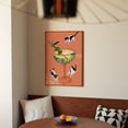 Cocktail Wall Art Martini Playful Cat Colorful Kitchen Bar Decor ...