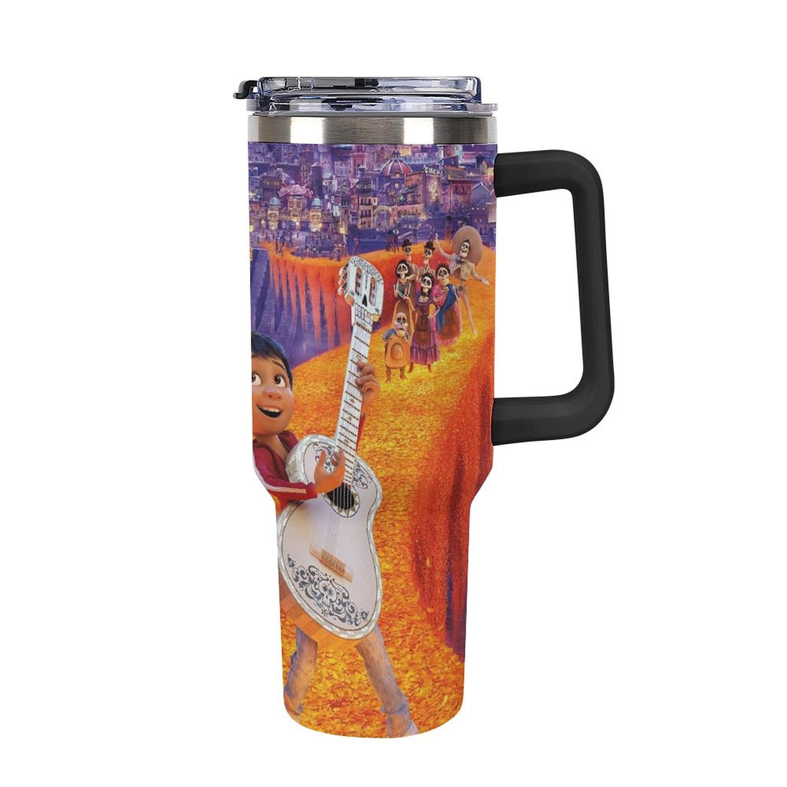 Coco 40 Oz Tumbler With Handle And Straw, Stainless Steel Vacuum Travel ...