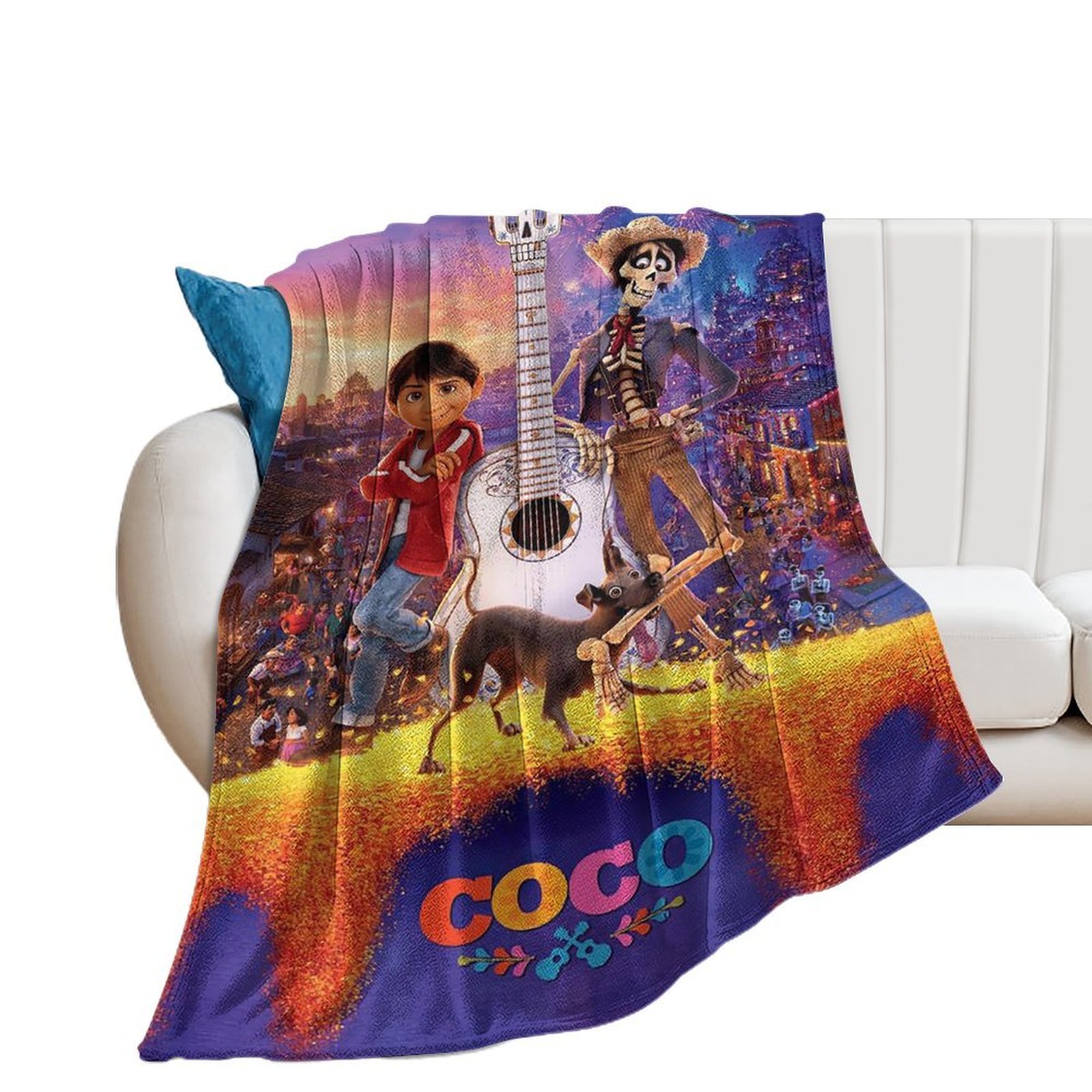 Coco Bag Luxury Flannel Blanket - Super Soft Anti-Static Plush Warm ...