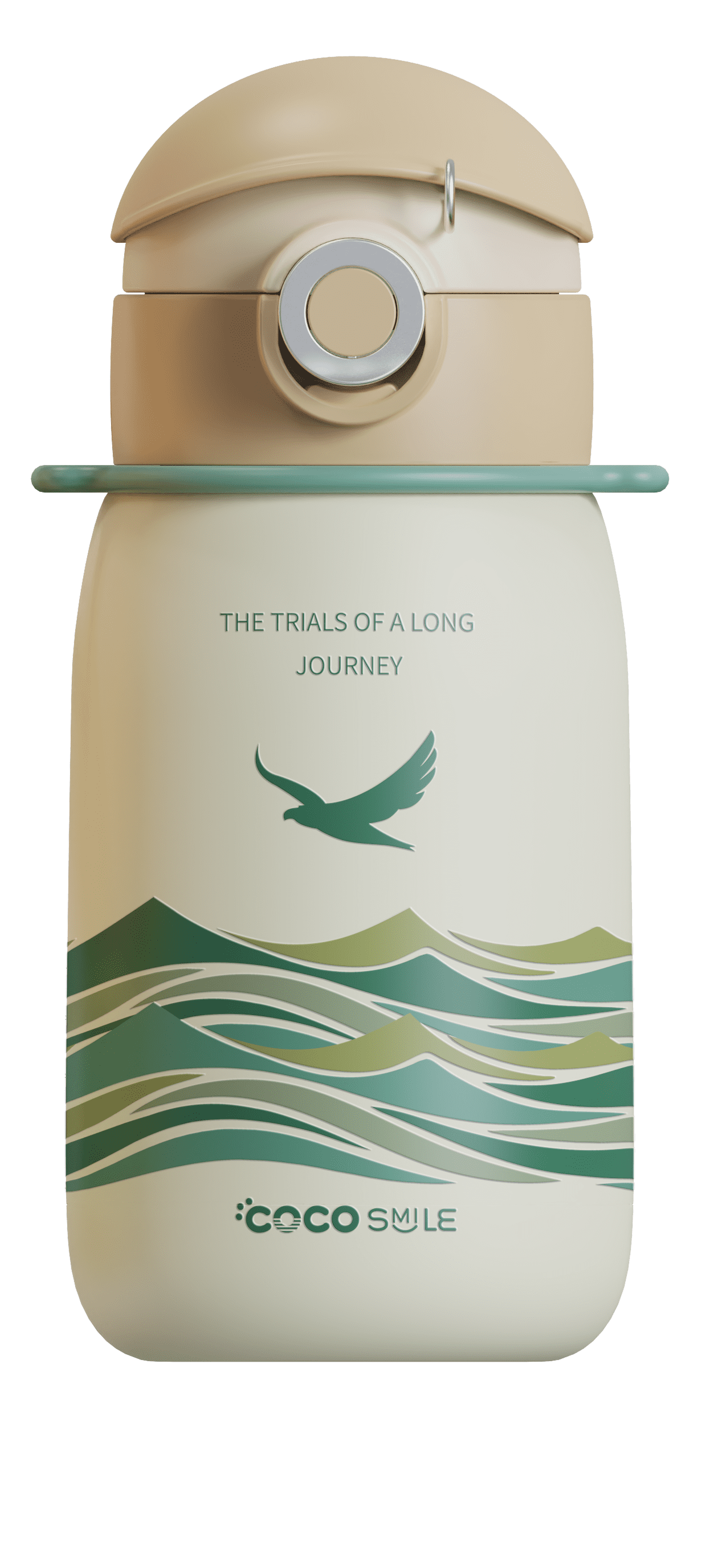 Coco Cap Mountain Sea Direct Drinking Thermos Cup (Warm White ...