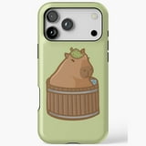 Coco Capybara Bath Cute Animal Art iPhone Case 17 through 11 Pro Max ...