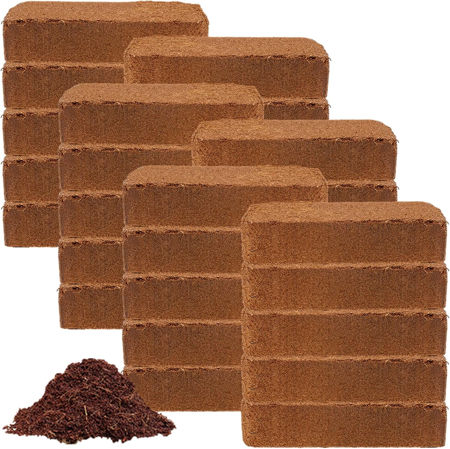 Coco Coir 650gm Bricks (30-Pack) - Organic Coco Coir for & Gardening ...