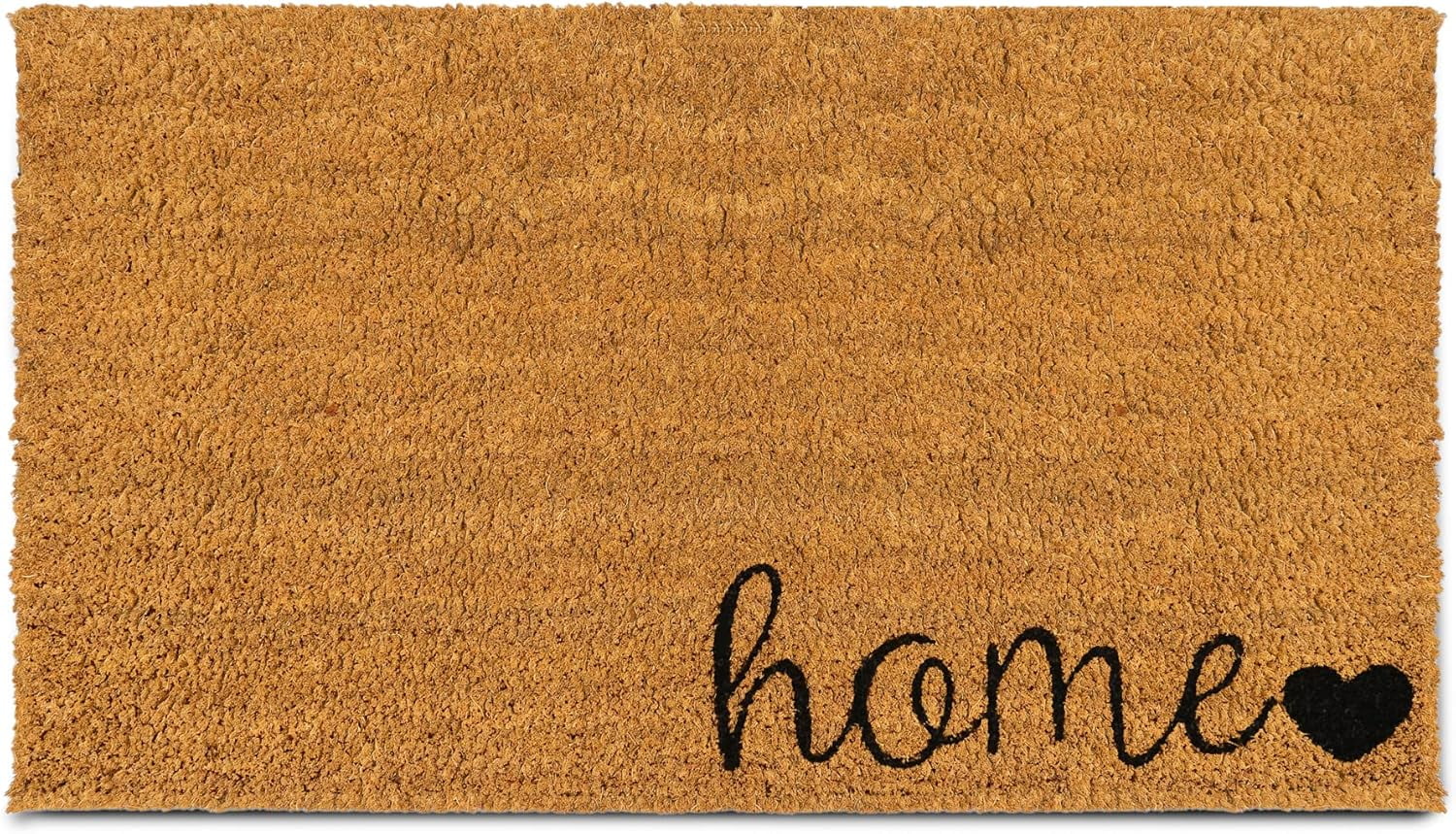 Coco Coir Door Mat with Heavy Duty Backing, Welcome Doormat, 17.5”x30 ...