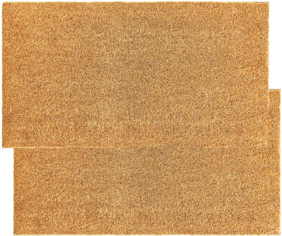 Coco Coir Door Mat with Heavy Duty Backing, Welcome Doormat (17" x 30 ...