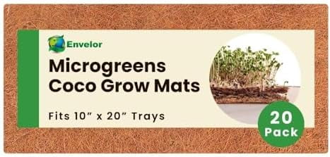 Coco Coir Fiber Grow Mat for Microgreens 10 x 20 Inches Coconut Coir ...