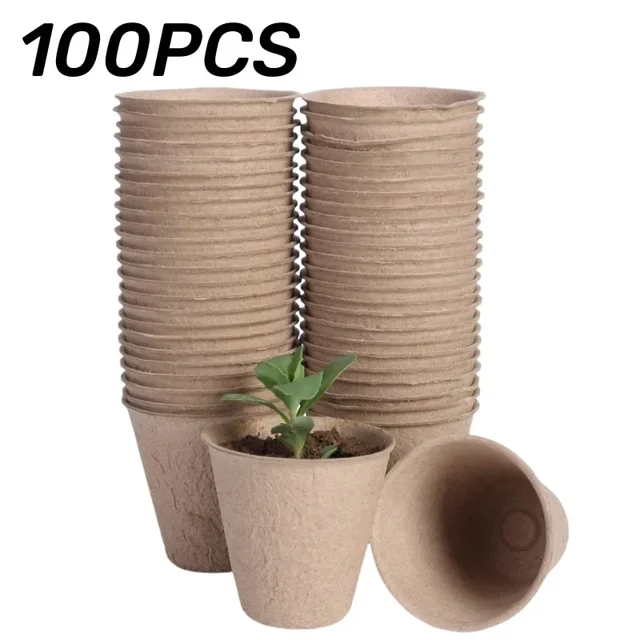 Coco Coir Seed Starter Plant Pots Biodegradable Nursery Pots Seedling ...