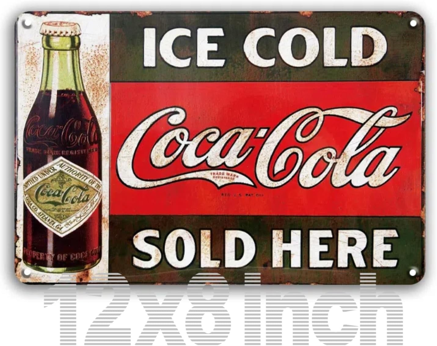 Coco Colla Ice Cold Retro Vintage man cave club Signs Vintage Tin Sign ...