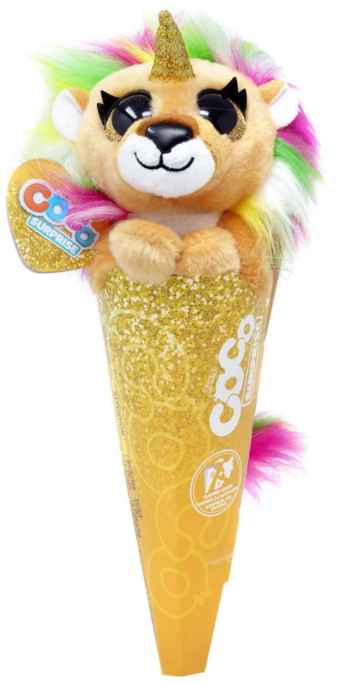 Coco Cones Surprise Mego Plush (Lion) - Walmart.com