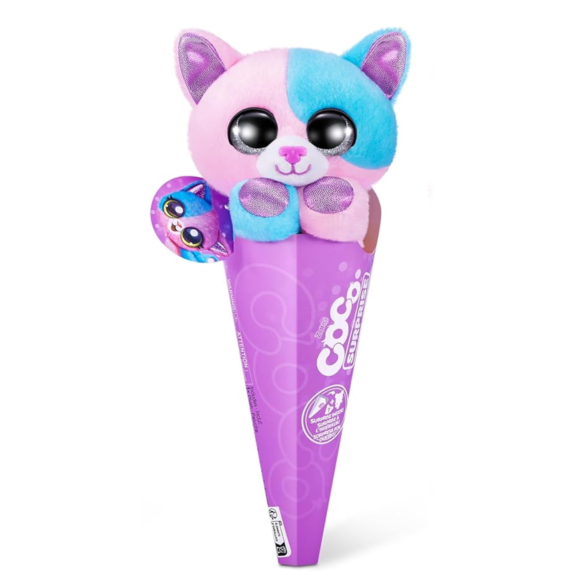 Coco Cones Surprise Mitzy Animal Plush Toy by ZURU - Walmart.com