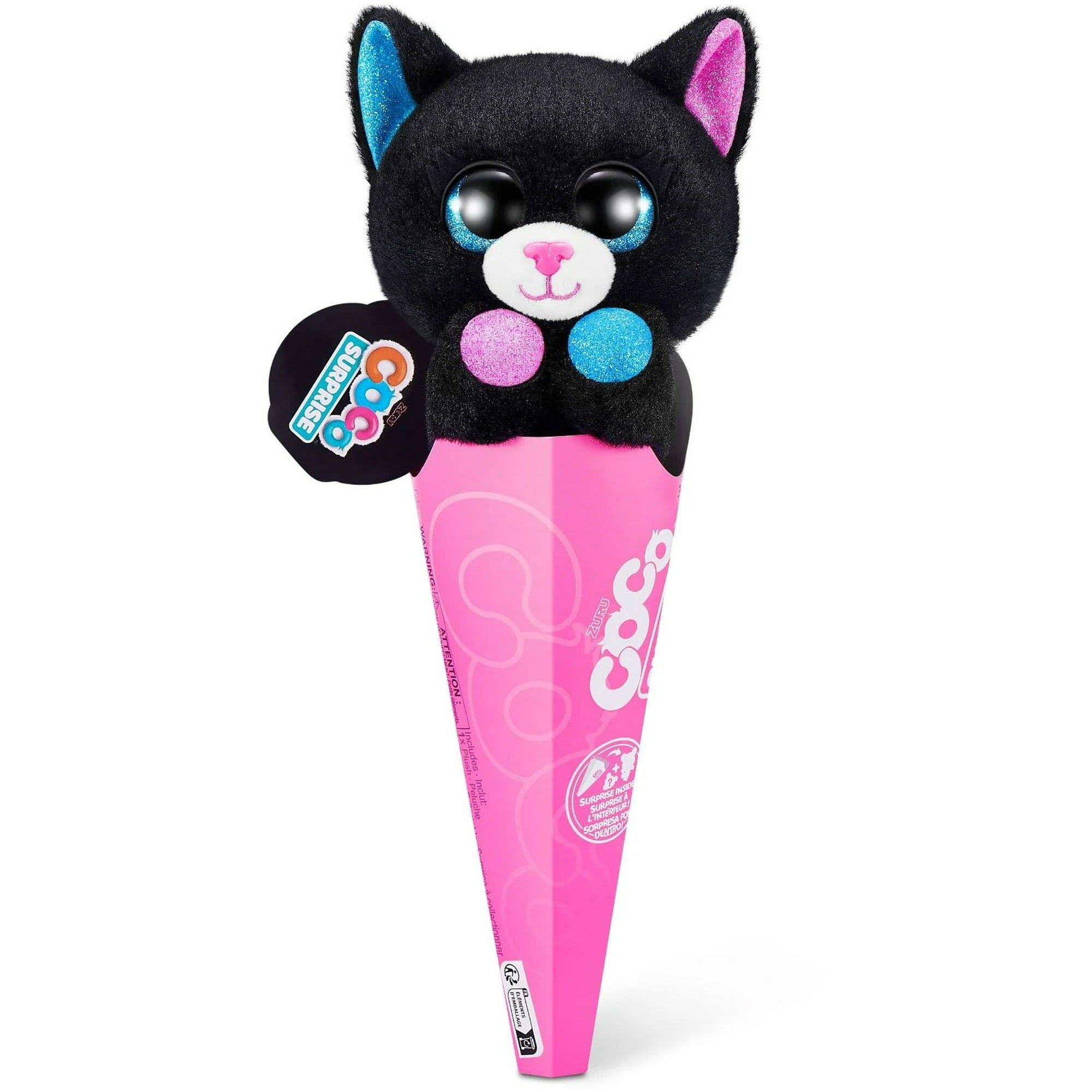Coco Cones Surprise Neon Series Luna Animal Plush Toy by ZURU - Walmart.com