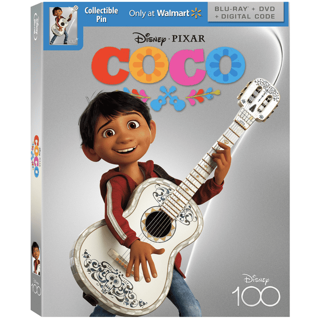 Coco - Disney100 Edition Walmart Exclusive (Blu-ray + DVD + Digital ...