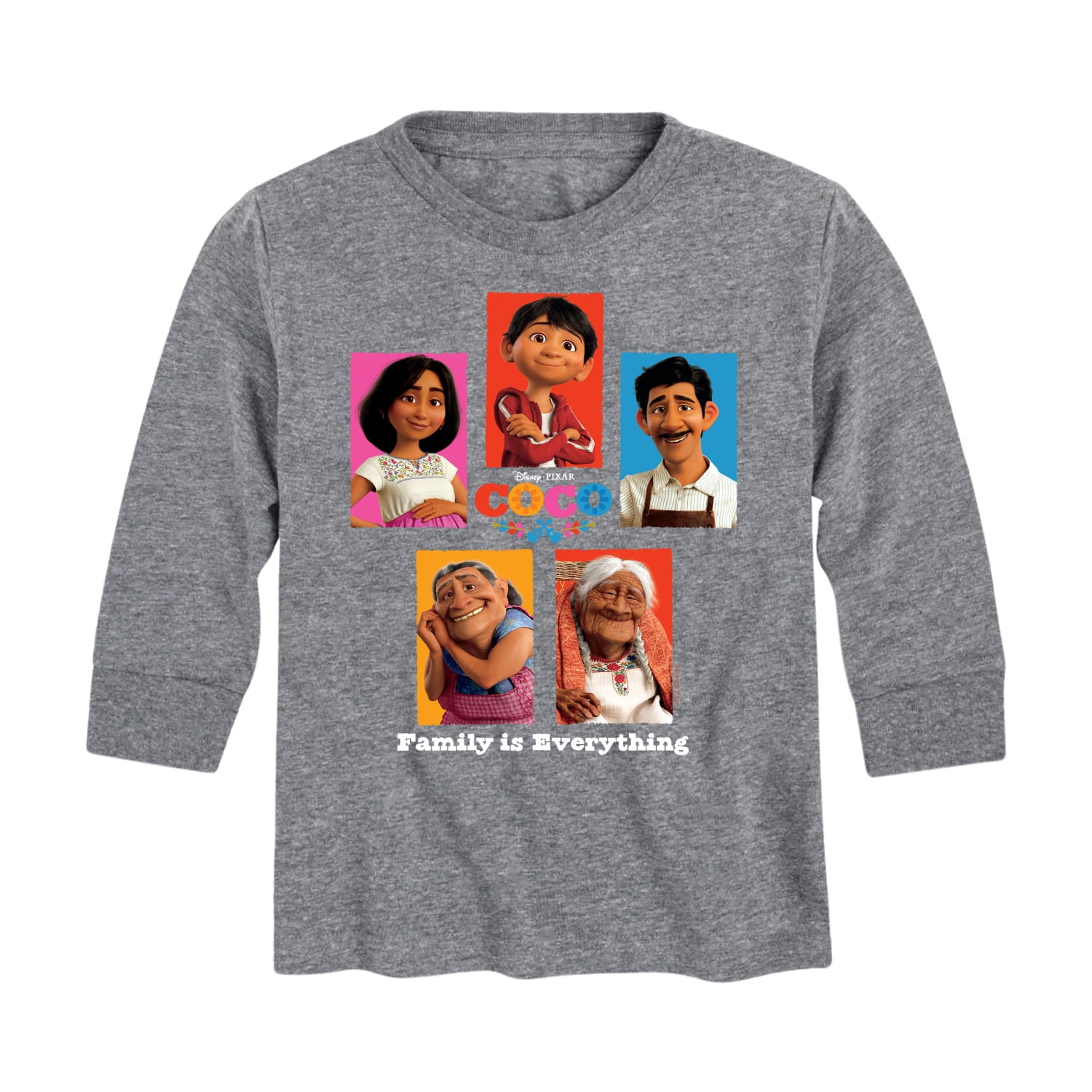 Coco - Family Is Everything - Toddler And Youth Long Sleeve Graphic T ...
