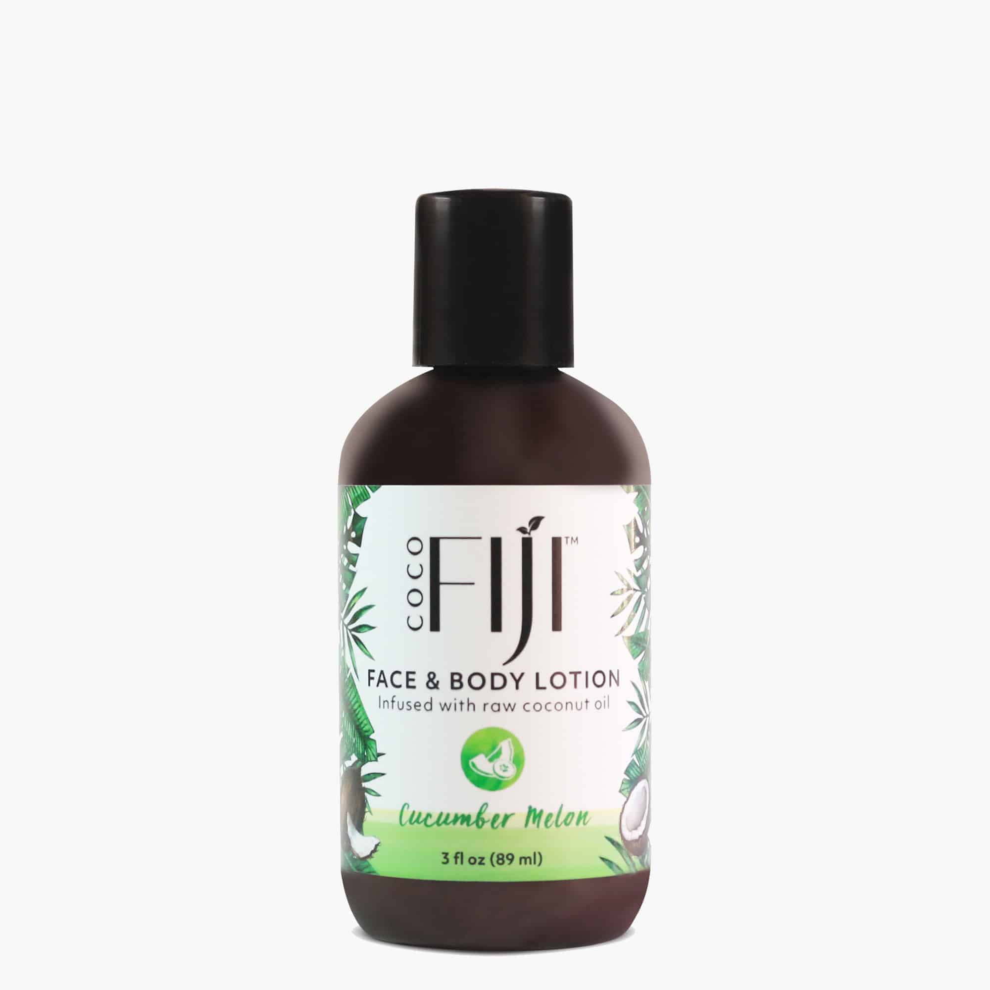 Organic Fiji Face & Body Lotion Cucumber Melon, 3 oz - Walmart.com