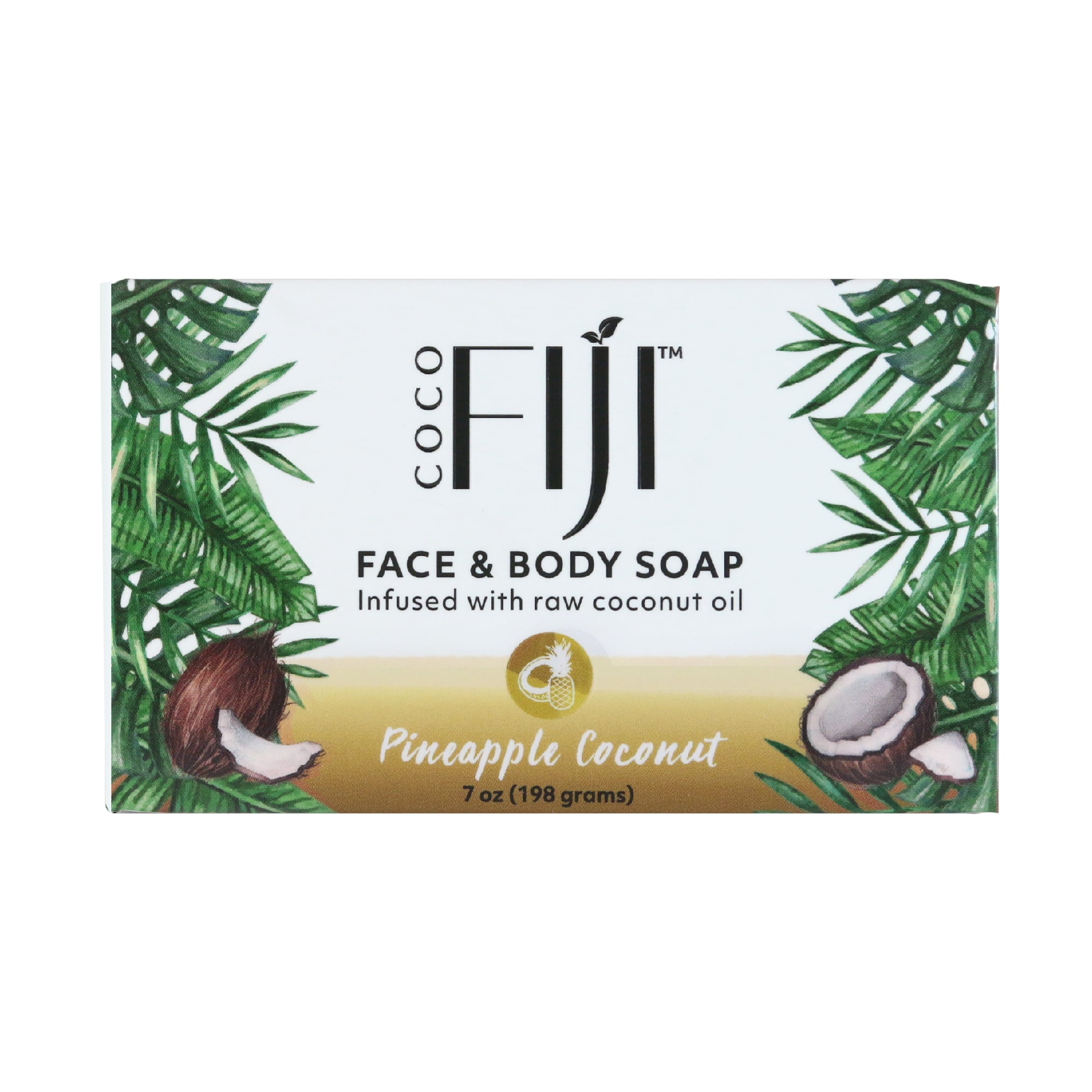 Coco Fiji Soap Bar for Face and Body Infused With Organic Coconut Oil ...