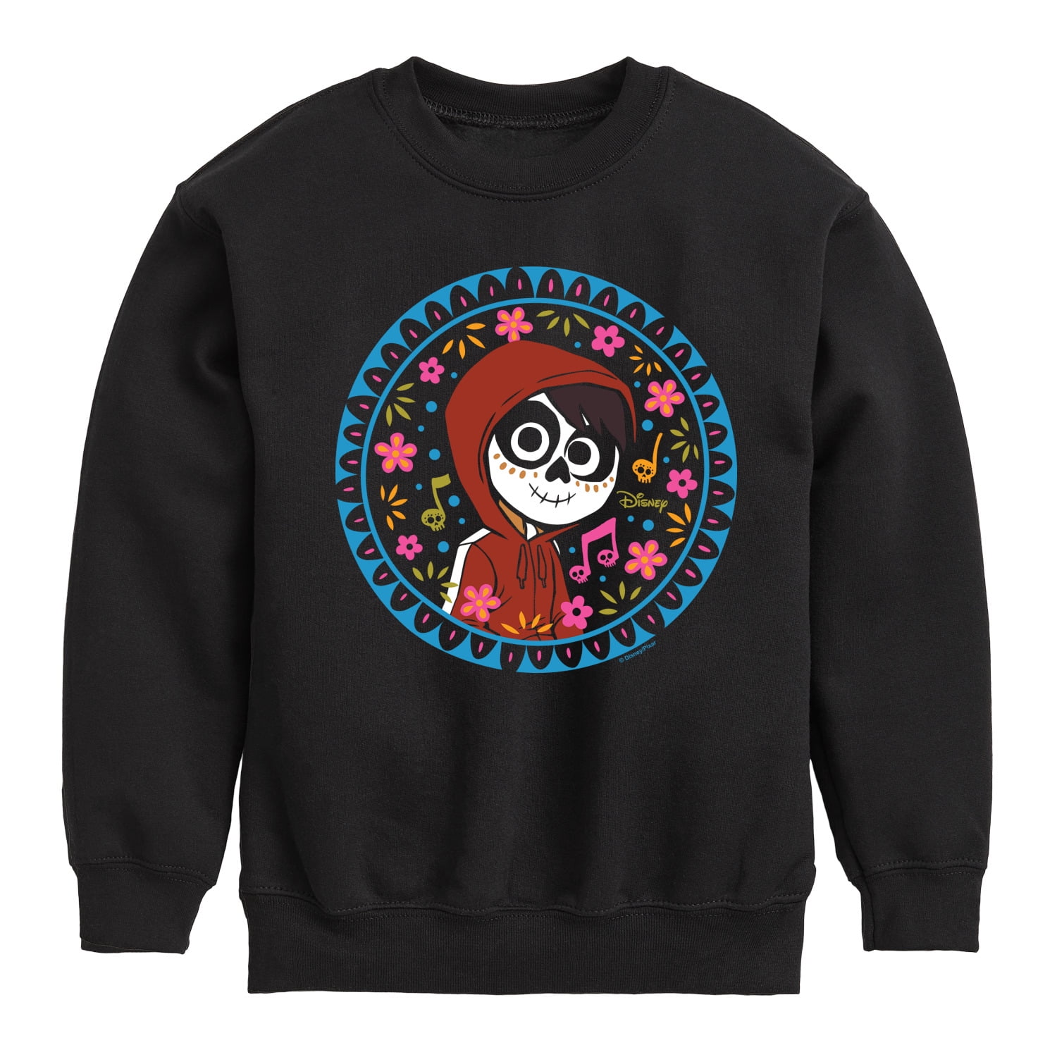 Coco - Floral Circle Miguel - Toddler And Youth Crewneck Fleece ...