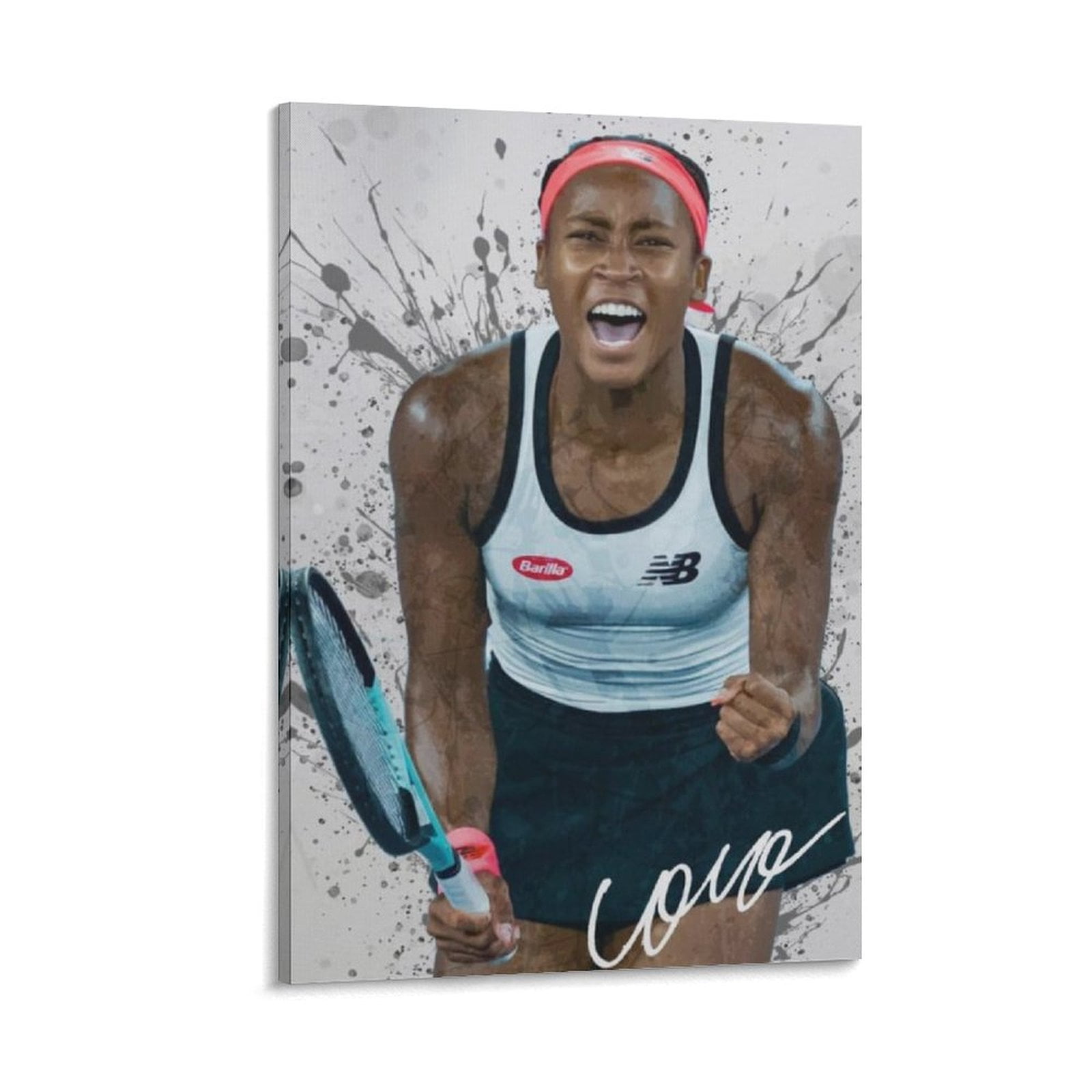 Coco Gauff Poster Canvas Poster Poster Cool Artworks Painting Wall Art ...