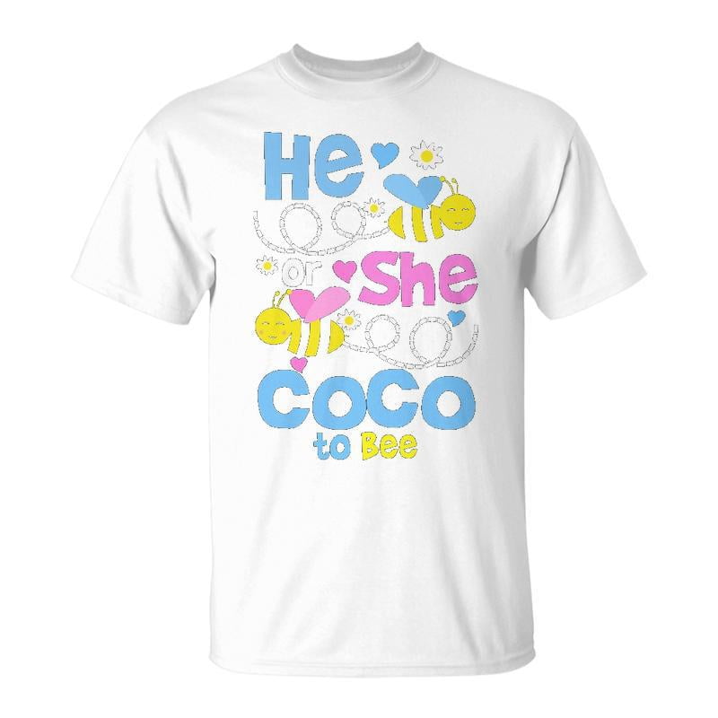 Coco Grandma Gift He Or She Coco To Bee Unisex Jersey Crewneck Tshirt ...