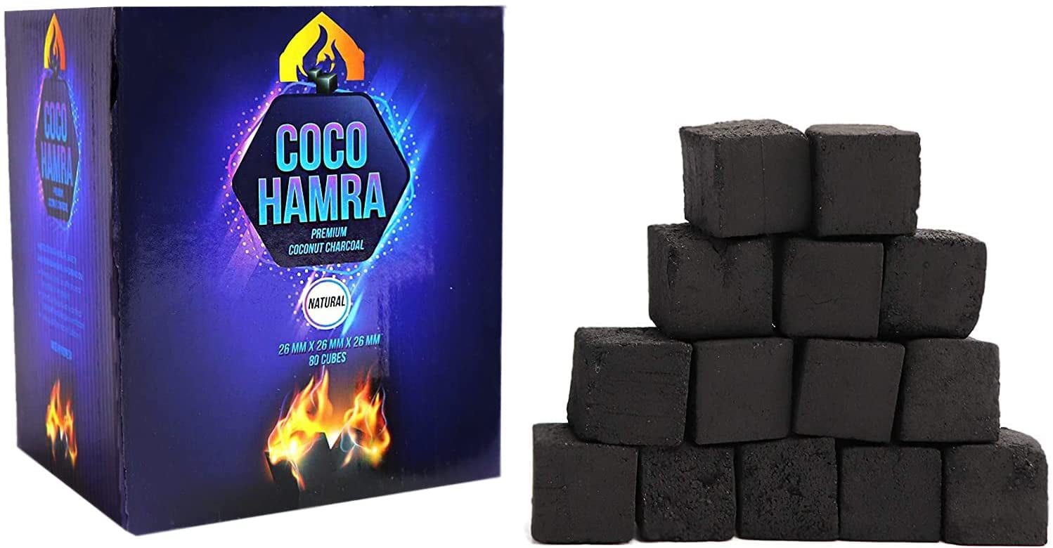 Coco Hamra Natural Coconut Shell Charcoal Cubes - Maroc | Ubuy