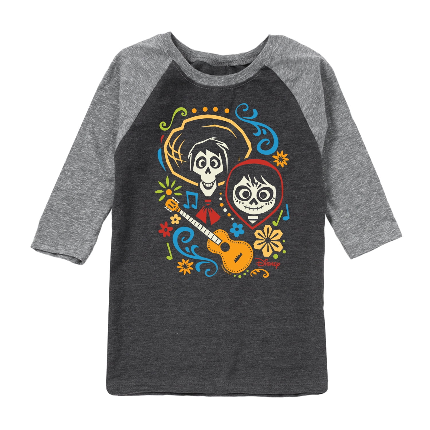 Coco - Hector And Miguel - Toddler And Youth Raglan Graphic T-Shirt ...