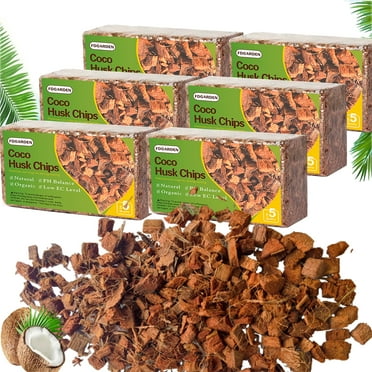 Garden Elements 100% Natural Cocoa Bean Shell Mulch for Gardens, Flower ...