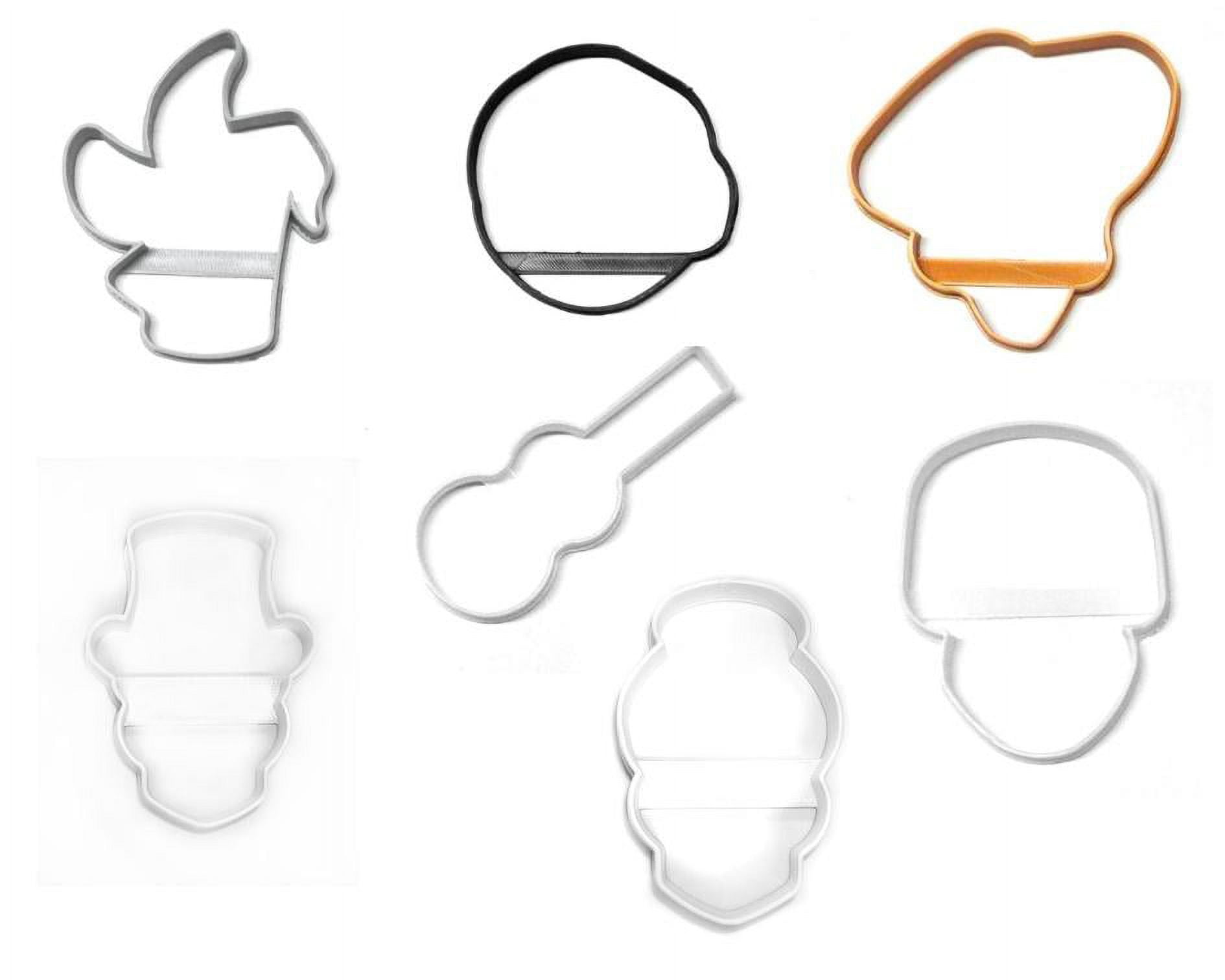 Coco Kids Movie Characters Outlines Set Of 7 Cookie Cutters USA PR1404 ...