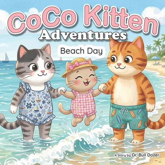 Coco Kitten Adventures CoCo Kitten Adventures - Beach Day, (Paperback ...