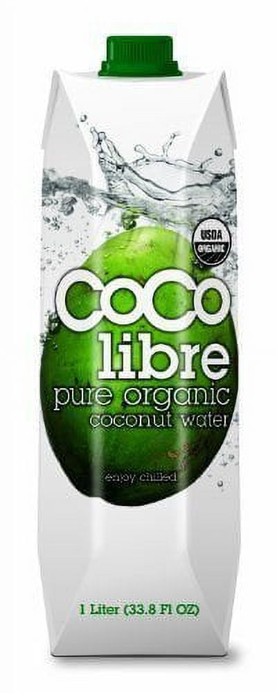 Coco Libre Pure Coconut Water - Case of 12 - 33.8 Fl oz. - Walmart.com