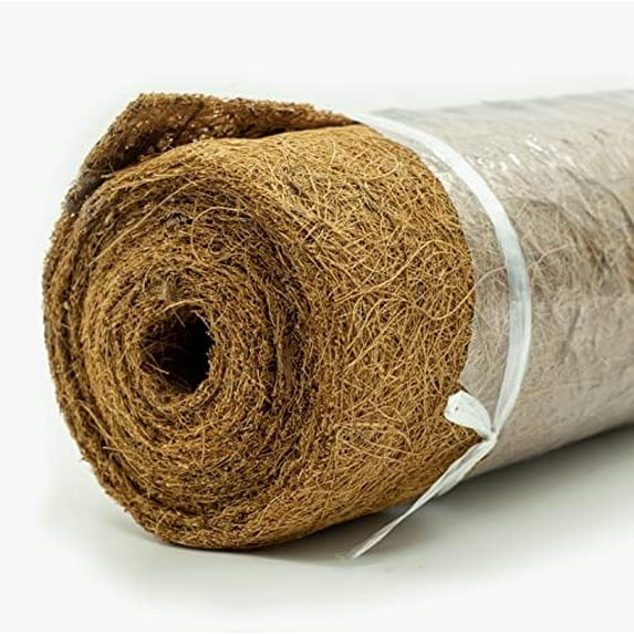 Coco Liner Roll, 12x120 inch Natural Coconut Liners for Planter Flower ...