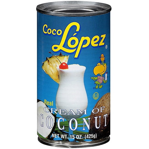 Coco Lopez Real Cream of Coconut, 15 Fl Oz, Sweet Unique Taste, Kosher ...