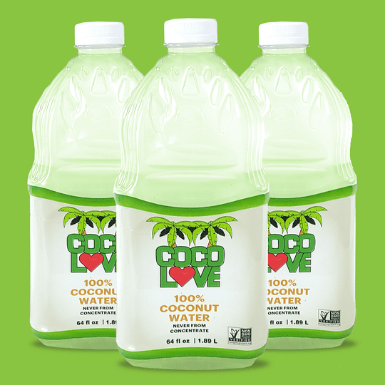 Coco Love Coconut Water, 64 fl oz, 6 Pack Count, Liquids - Walmart.com