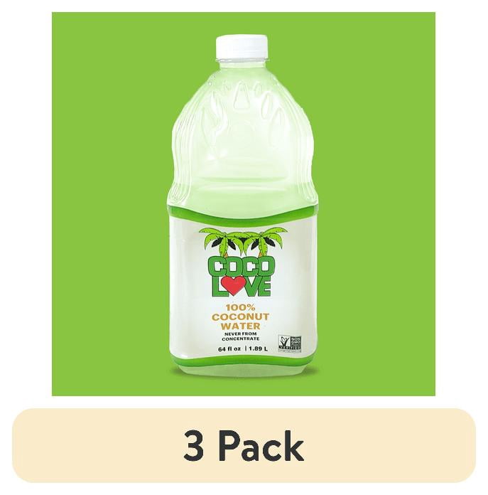 (3 pack) Coco Love Coconut Water, 64 fl oz, Single, Liquids - Walmart.com