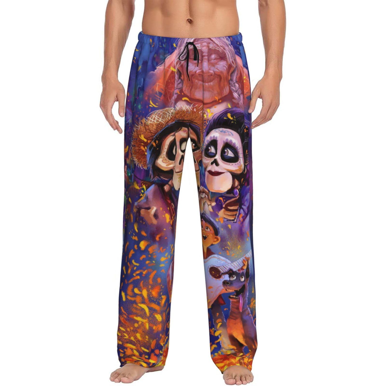 Coco Men's Pajama Pant Soft Comfy Lounge Pj Bottoms Loose Elastic ...