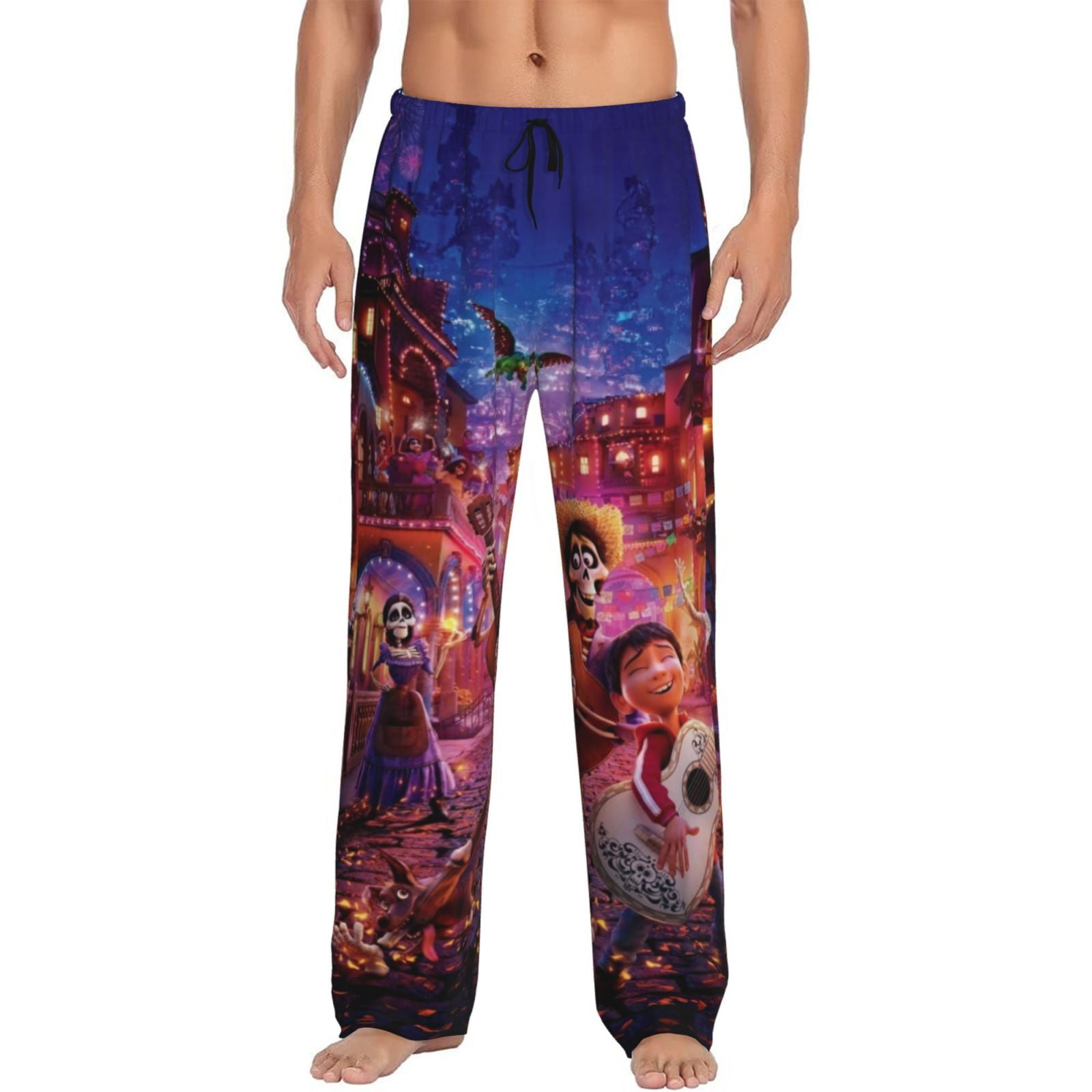 Coco Men's Pajama Pant Soft Comfy Lounge Pj Bottoms Loose Elastic ...