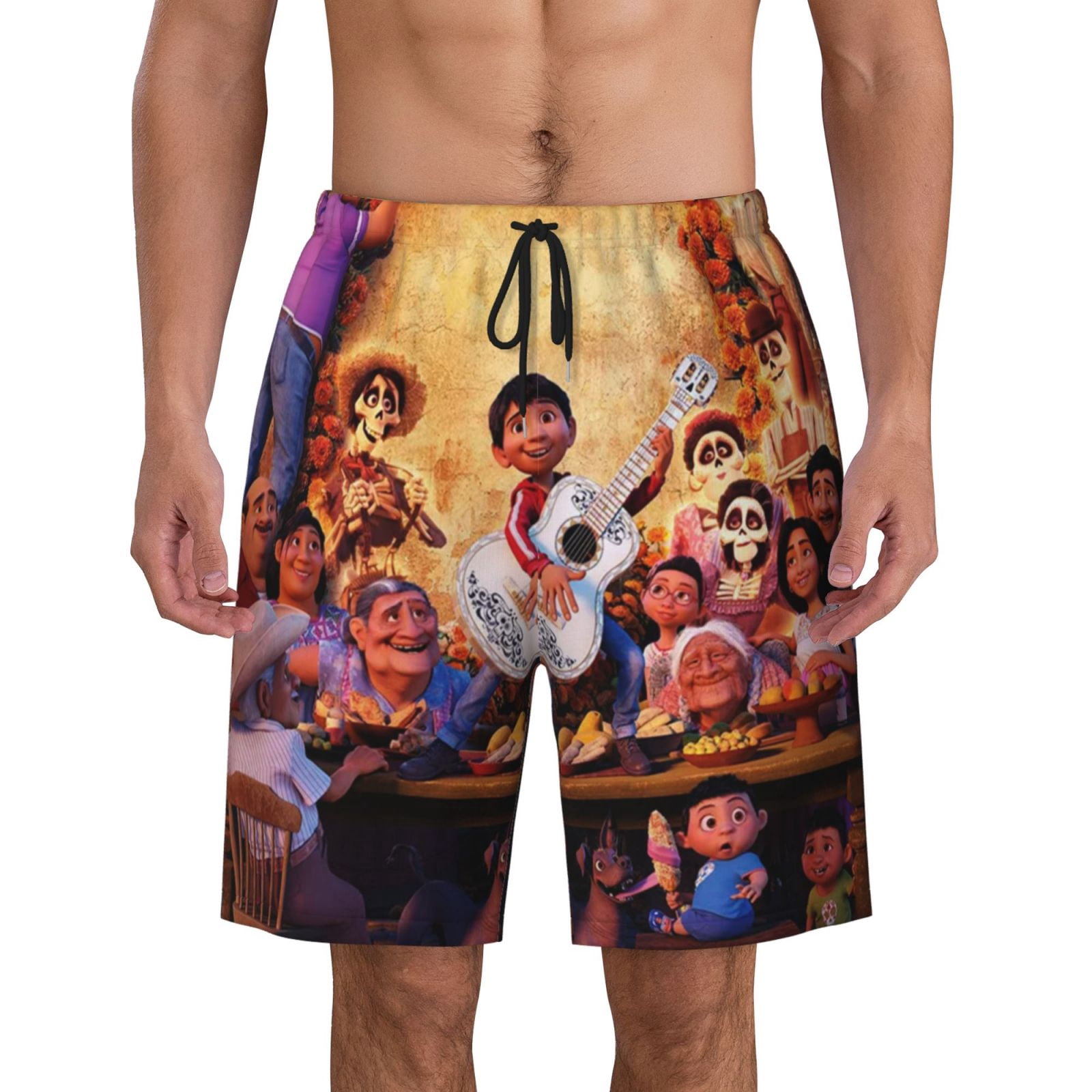 Coco Mens Swim Trunks Quick Dry Board Shorts With Mesh Lining, Beach ...