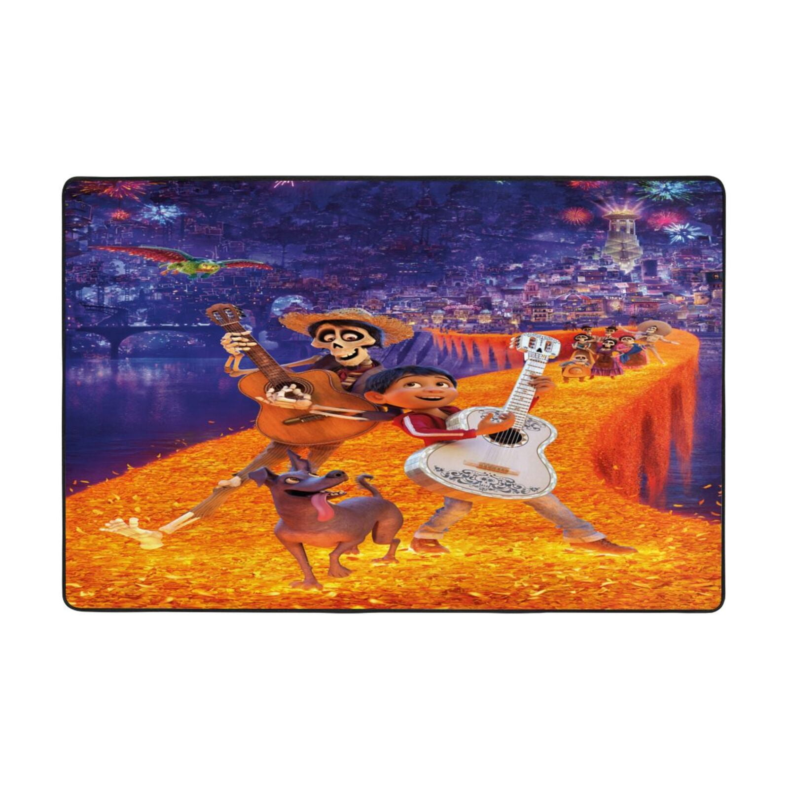 Coco Movie Area Rug Cartoon Rugs Non-Slip Soft Carpet Soft Floor Mats ...
