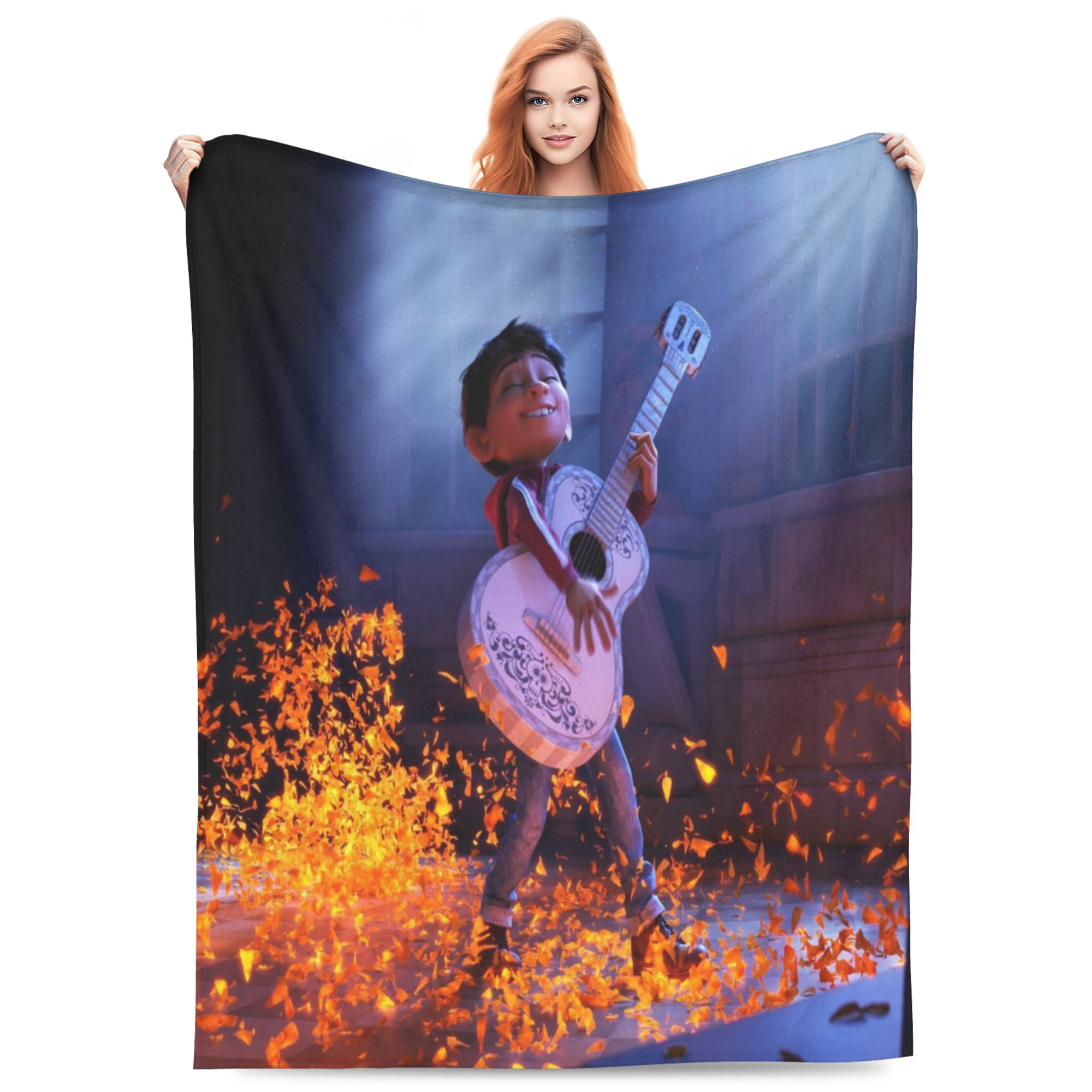 Coco Movie Bed Blanket 3D Printed Throw Blanket Lightweight Super Soft ...