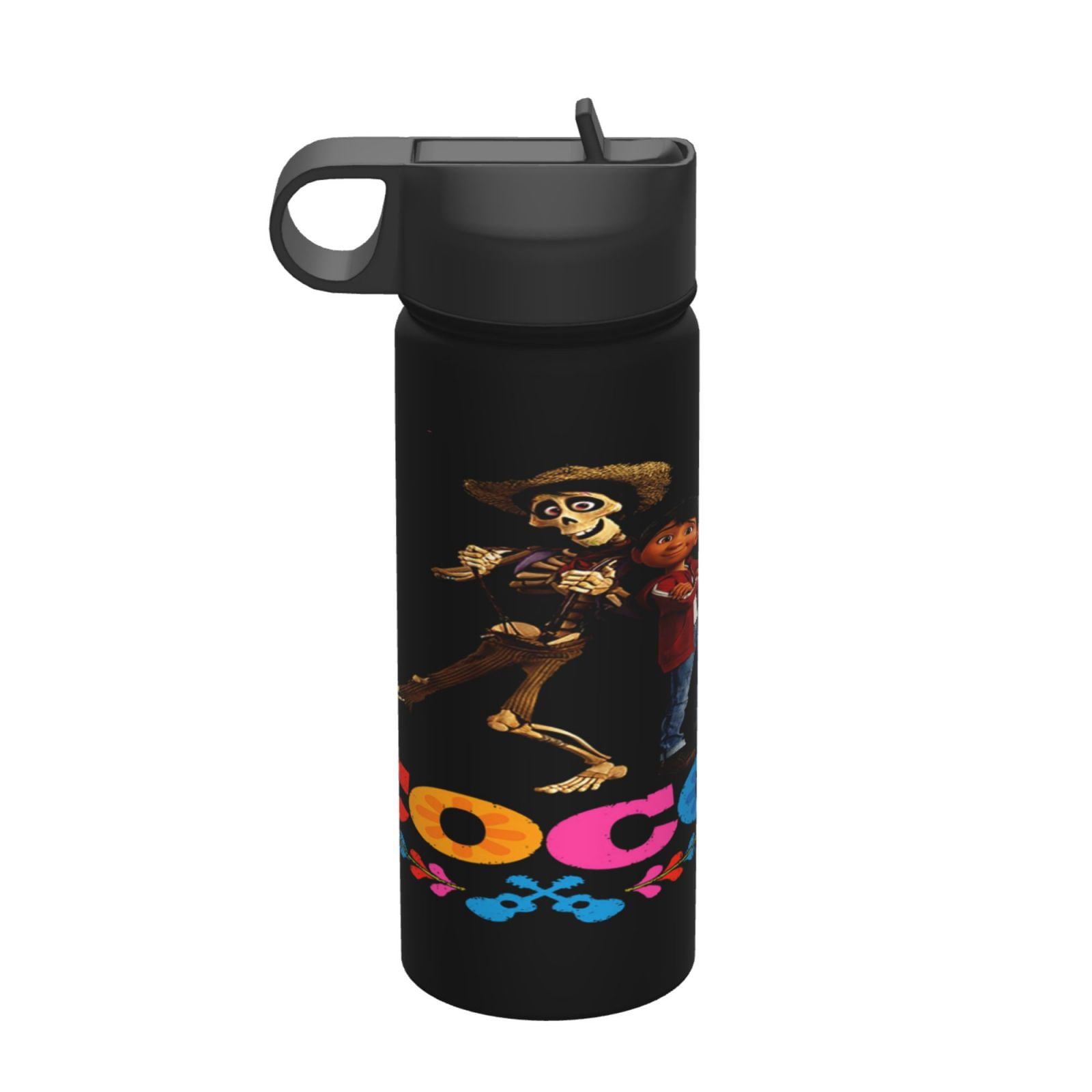 Coco Movie Insulated Water Bottle With Straw Stainless Steel Vacuum ...
