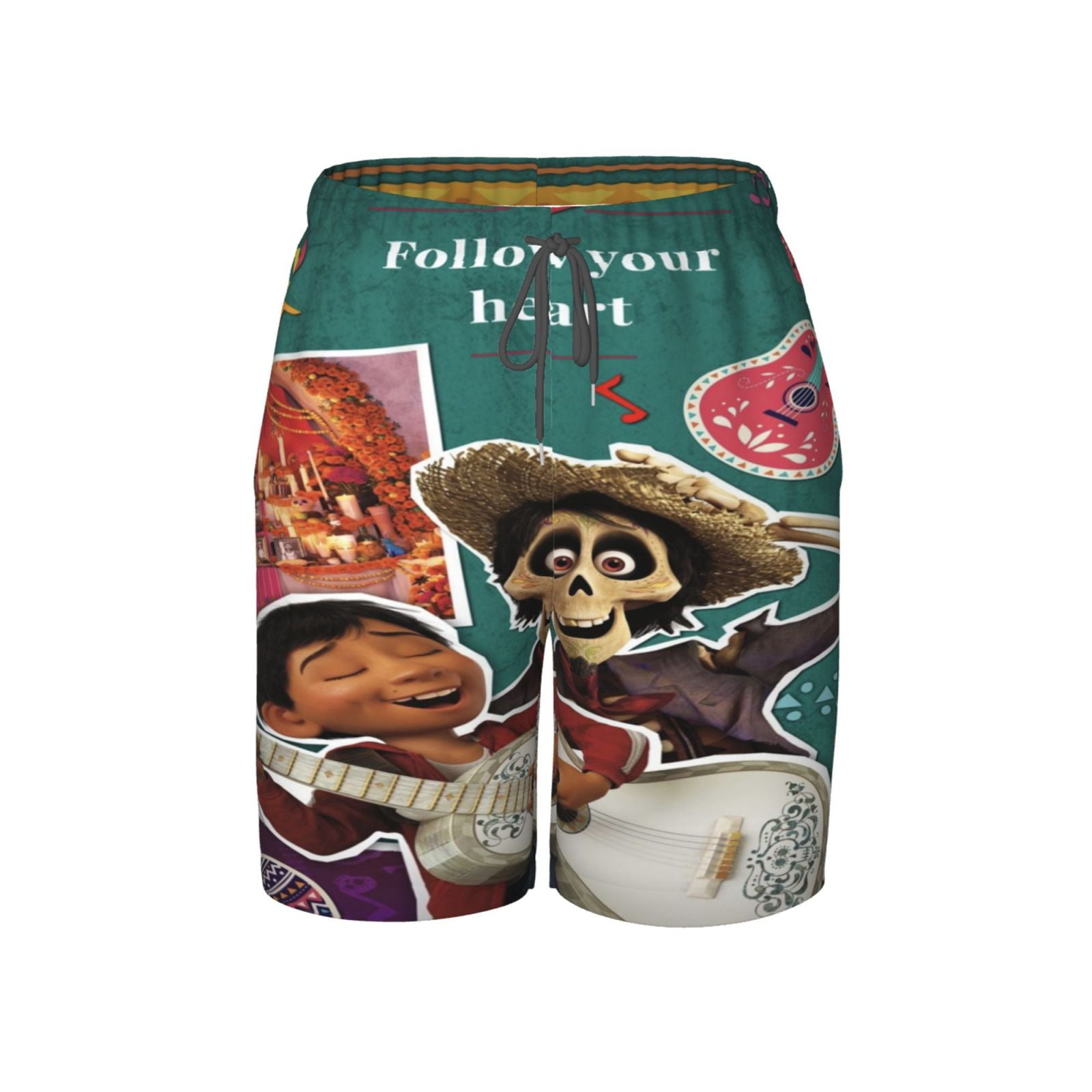 Coc Movie Swim Trunks for Boys Beach Short with Drawstring Swimsuit ...