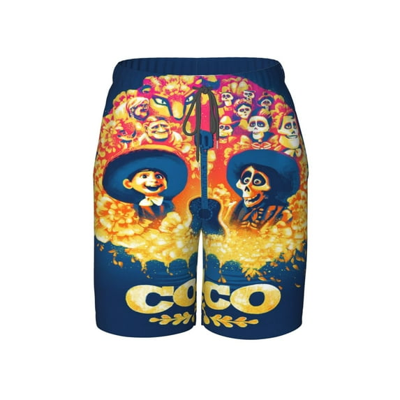 Coc Movie Swim Trunks for Boys Beach Short with Drawstring Swimsuit ...