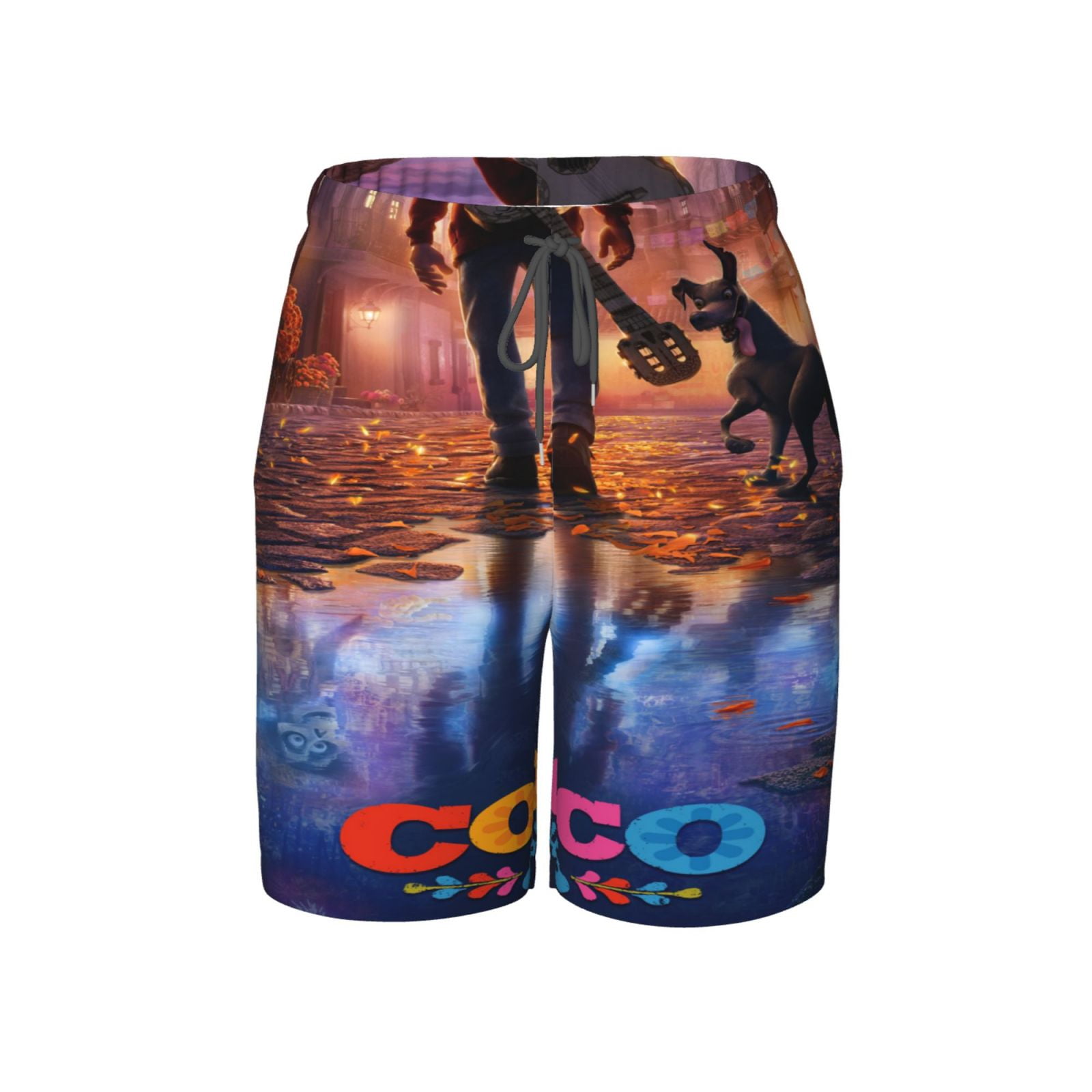 Coc Movie Swim Trunks for Boys Beach Short with Drawstring Swimsuit ...
