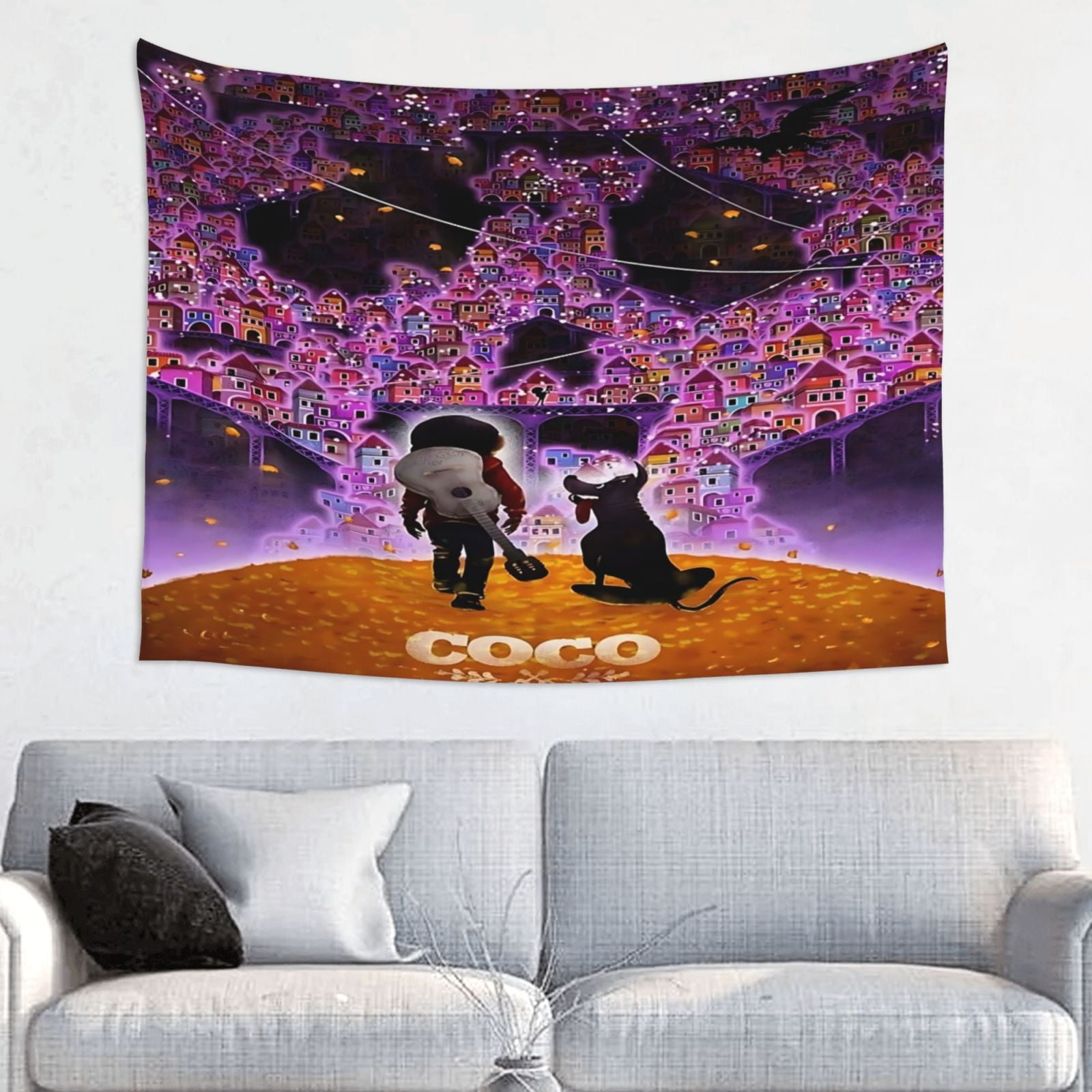 Coc Movie Tapestry Anime Poster Large Background Wall Art Bedroom Wall ...